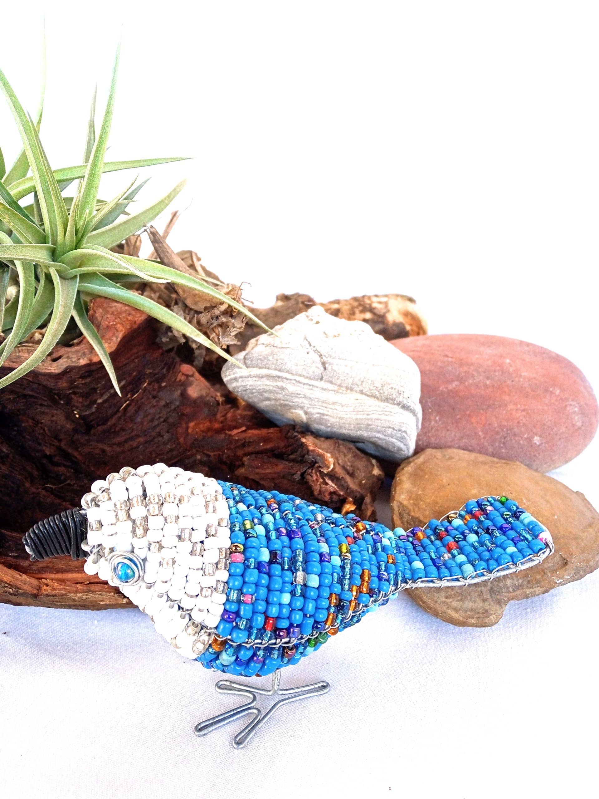 Hand Crafted Beaded bird - Crafty Online