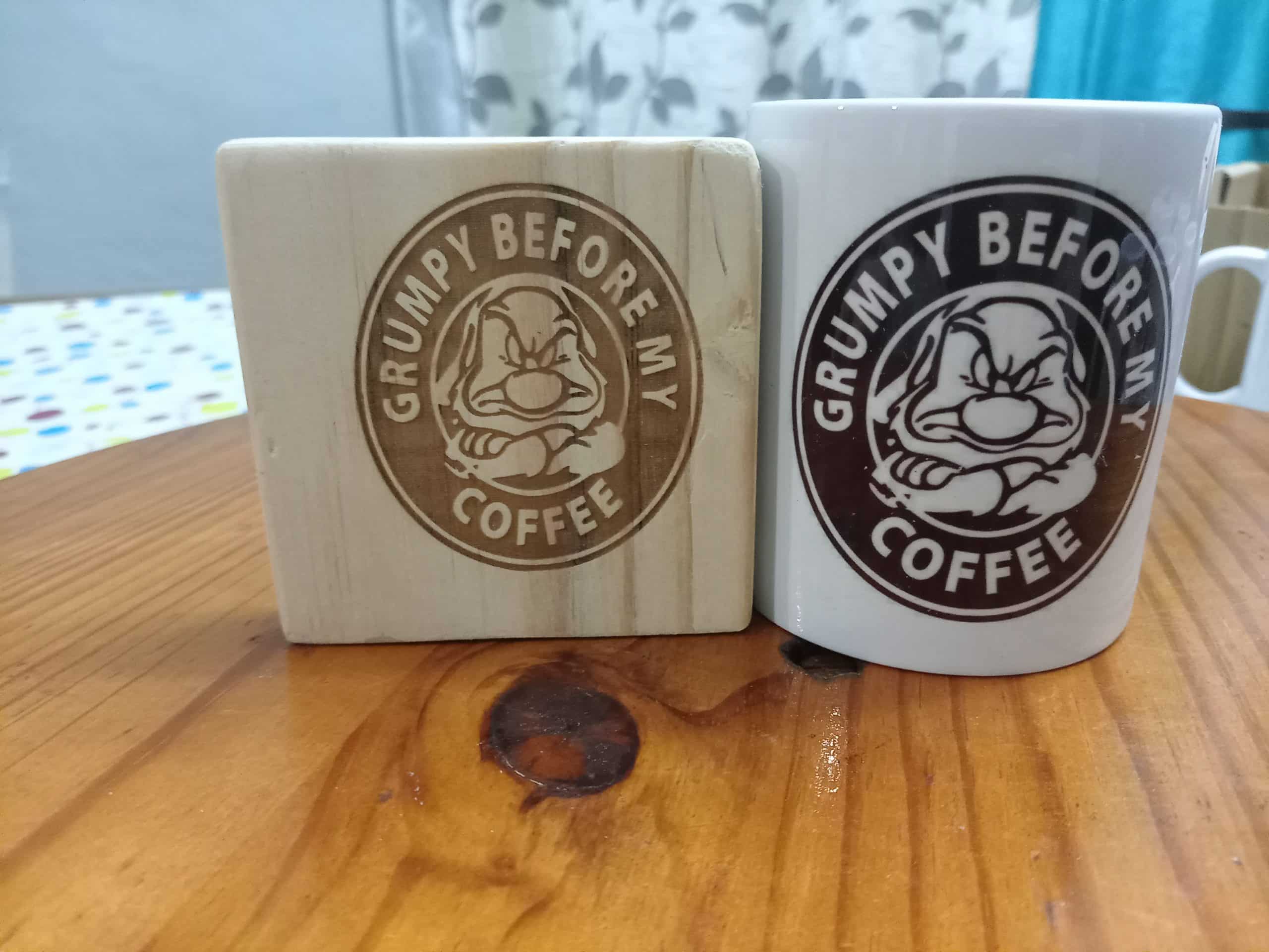 Mug and matching coasters - Crafty Online